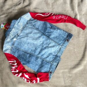 Desigual | Jackets & Coats | Desigual Coca Cola Denim Jacket With Red ...